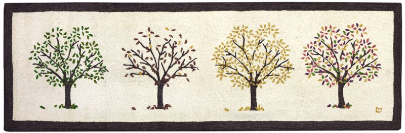Four Seasons Hooked Wool Accent Rug